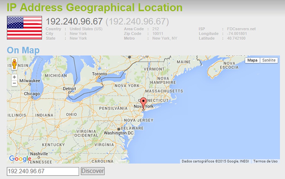 Como descobrir de onde é um IP