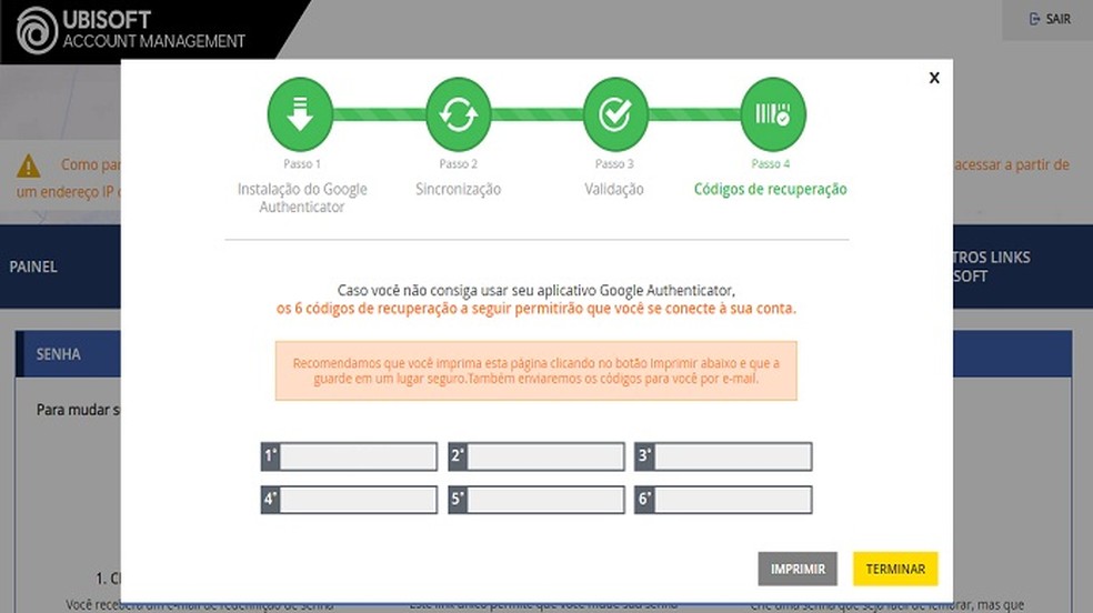 Como ativar verificação de duas etapas no Rainbow Six: Siege