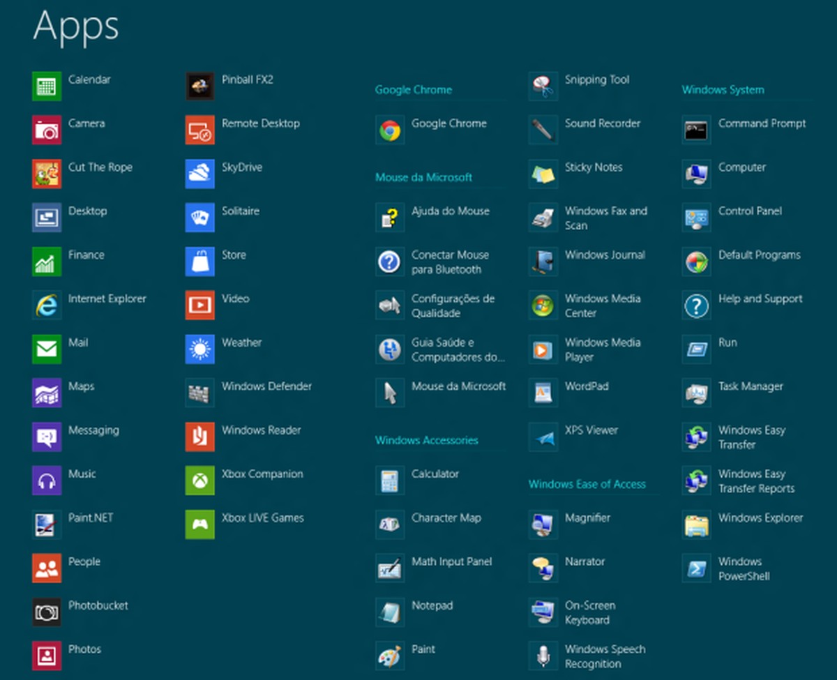 Como instalar aplicativos da Windows Store
