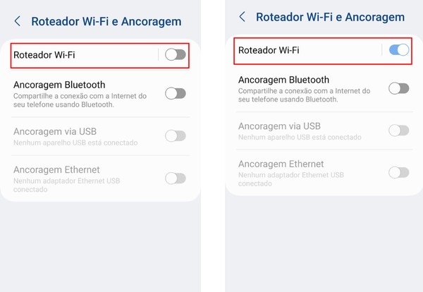 Como usar o celular Android como modem ou roteador Wi-Fi
