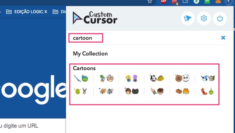 Custom Cursor for Chrome: como ter ponteiro do mouse personalizado