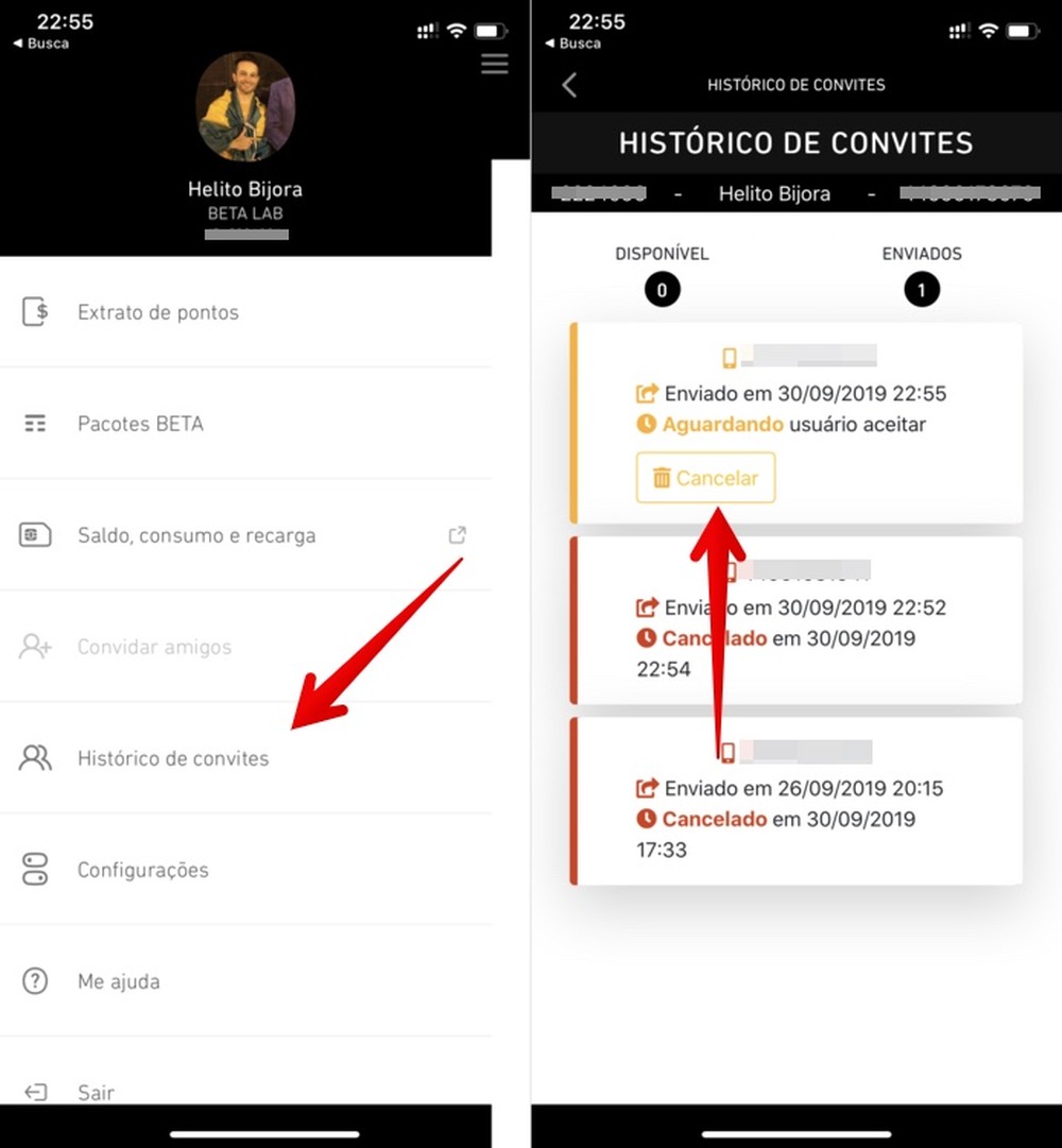 Como enviar convite do TIM Beta pelo WhatsApp