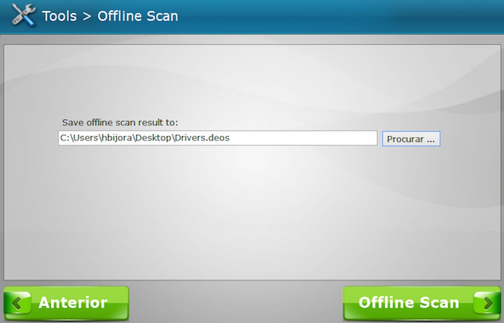 Como realizar scan offline com o Driver Easy