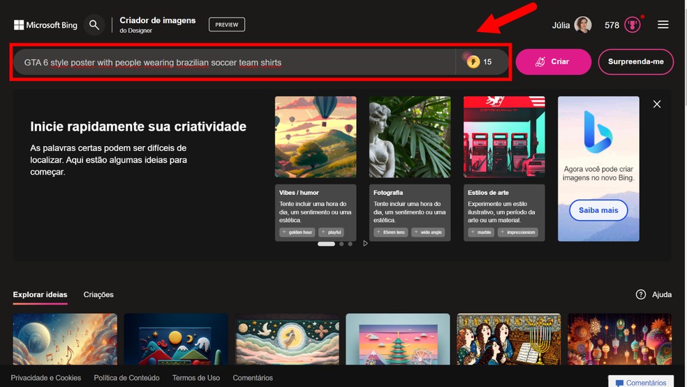 GTA 6: como 'criar' o seu personagem e pôster personalizado com IA