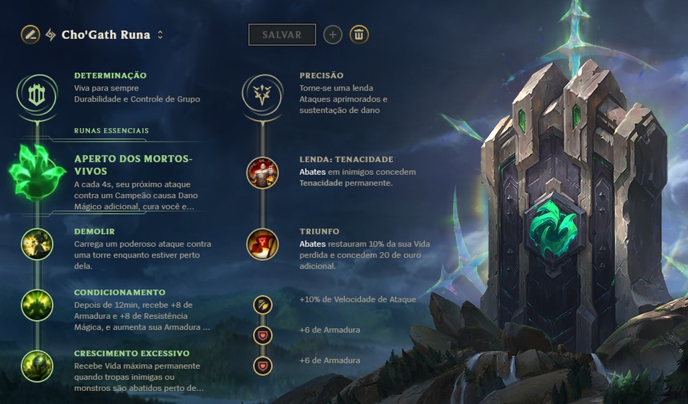 Como jogar de Cho'Gath no LOL: veja dicas de runas, builds e counters