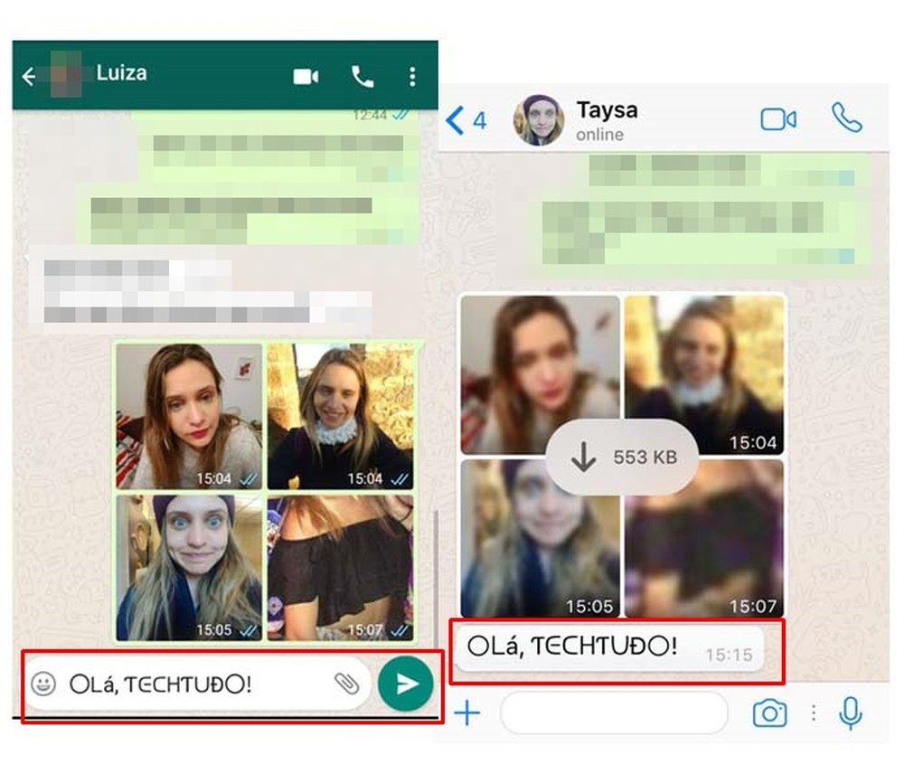 Como enviar mensagens com letras diferentes no WhatsApp