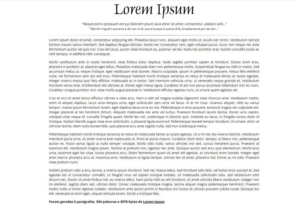 Lorem Ipsum: entenda o que é, quando surgiu e como gerar online