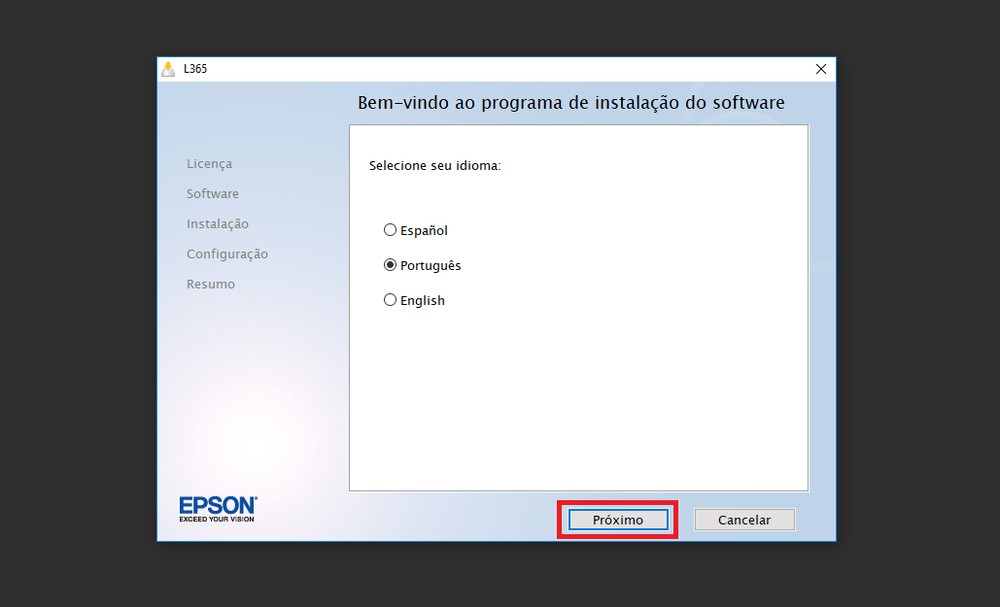 Epson L365: como fazer download do driver e instalar na impressora