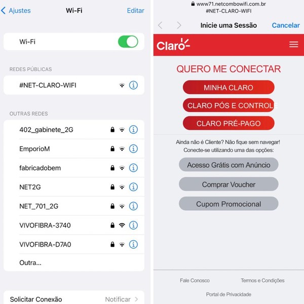 Como usar internet grátis? Wi-Fi da Claro está em 2,5 milhões de locais