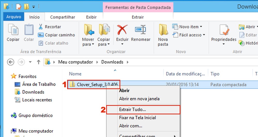 Como adicionar abas no Windows Explorer usando Clover