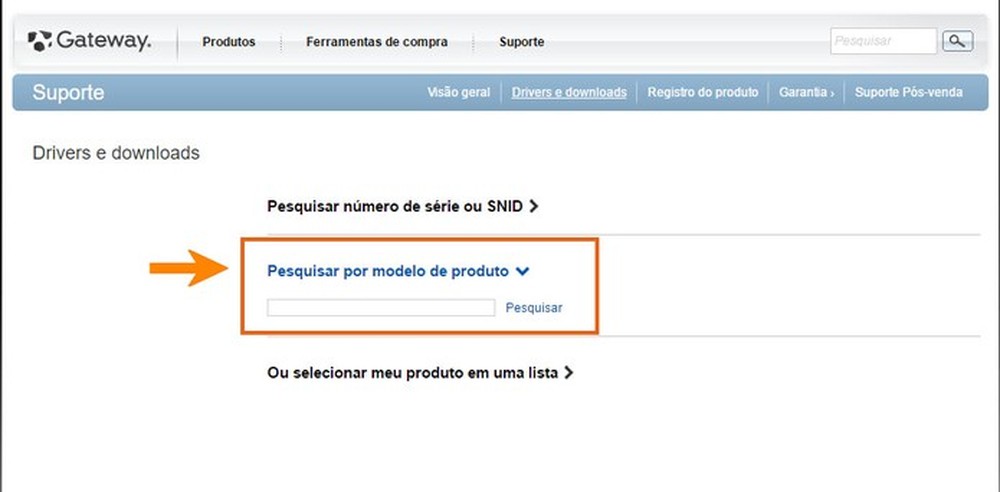 Como baixar drivers da Gateway no computador