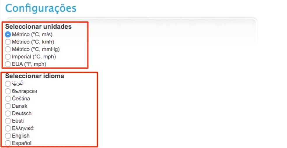Foreca: como saber a previsão do tempo pelo site