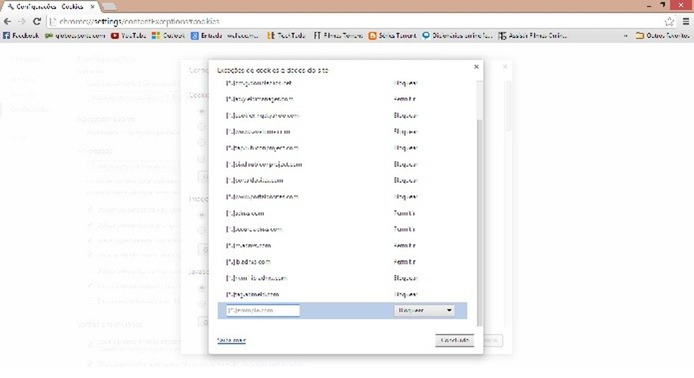 Como ajustar configurações de imagem, JavaScript e segurança no Chrome