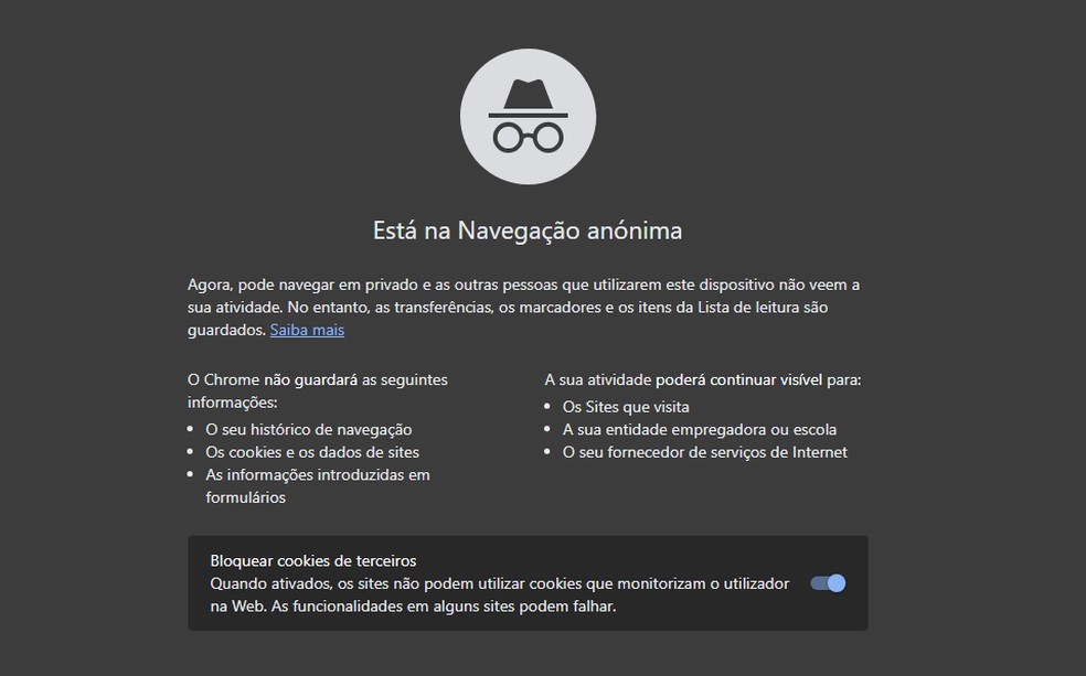 Google Chrome rastreia usuários mesmo na aba anônima? Entenda