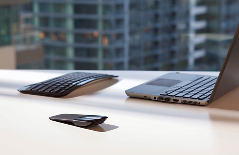 Conceito de um mouse flexível