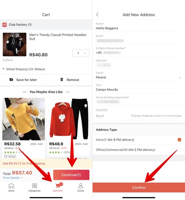 Como usar o Club Factory, app para comprar produtos com preços atraentes
