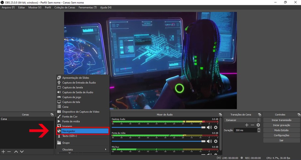 Como colocar alert box no OBS Studio e ativar notificações nas lives