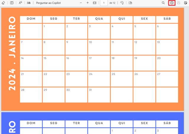 Calendário em PDF para imprimir: aprenda como criar e a baixar