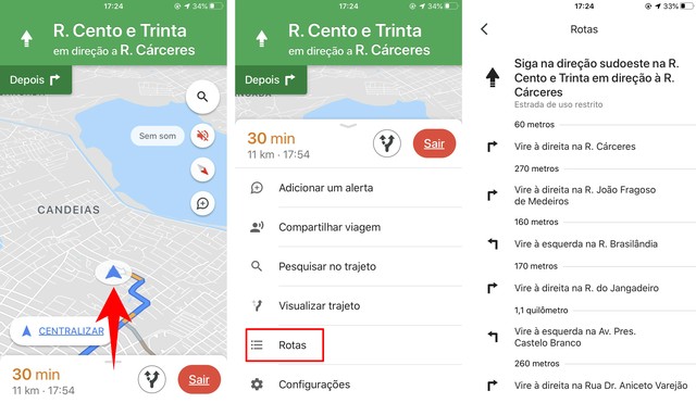 Como traçar rota ponto a ponto no Google Maps e no Apple Maps