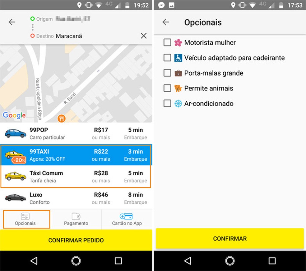99POP, 99TAXI e 99TOP: entenda as diferenças entre modalidades do app 99