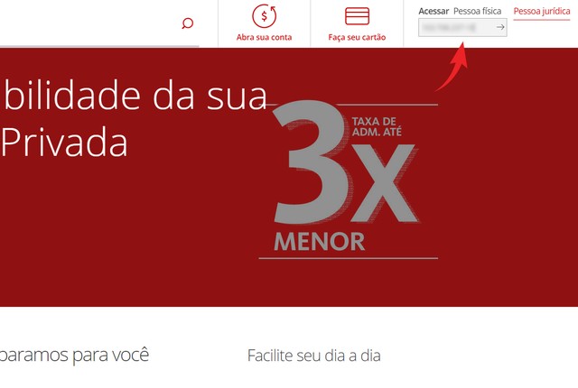 Como consultar saldo da conta no Santander