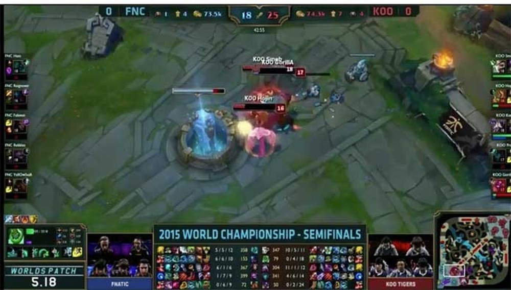 Koo Tigers vencem campeões do mundo na semifinal de League of Legends