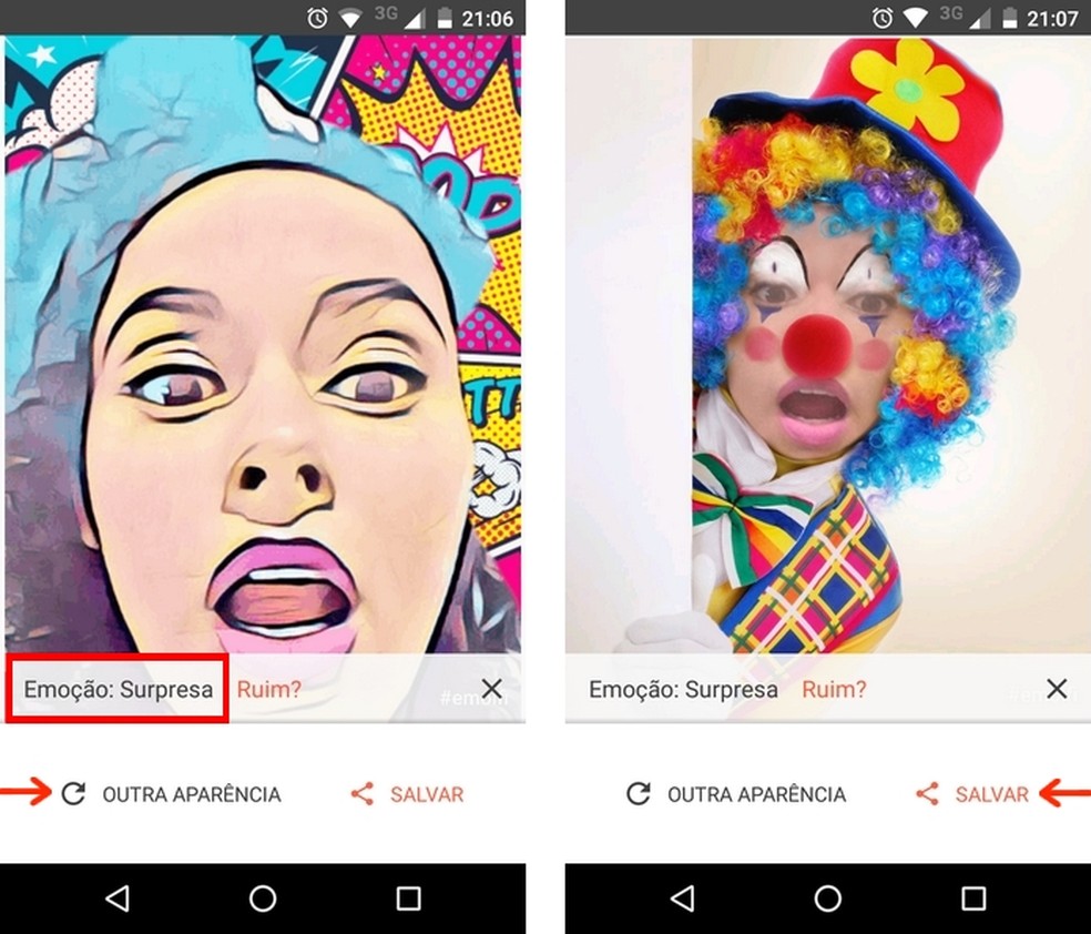 Como usar o Emolfi; app transforma selfies de acordo com seus sentimentos