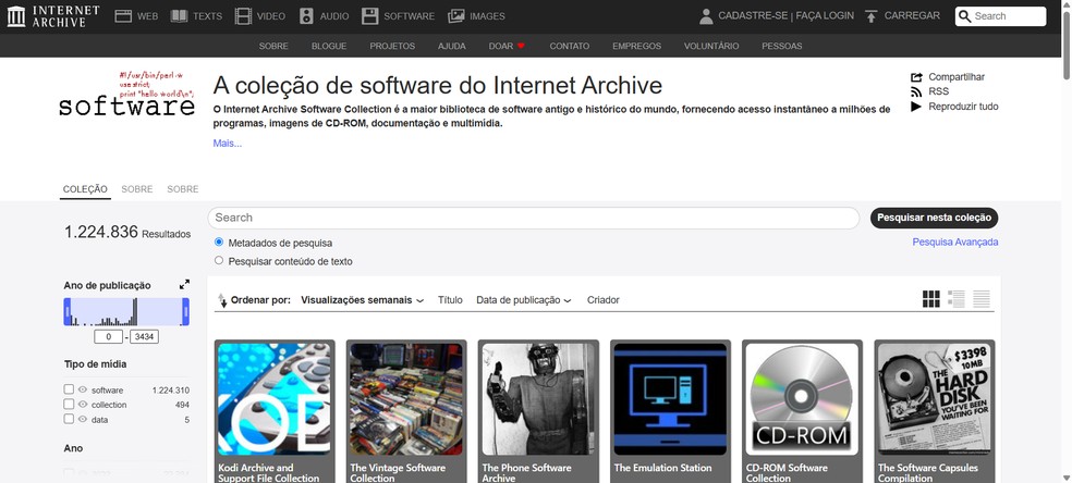 Esse site é uma cápsula do tempo e vai fazer você viajar no passado