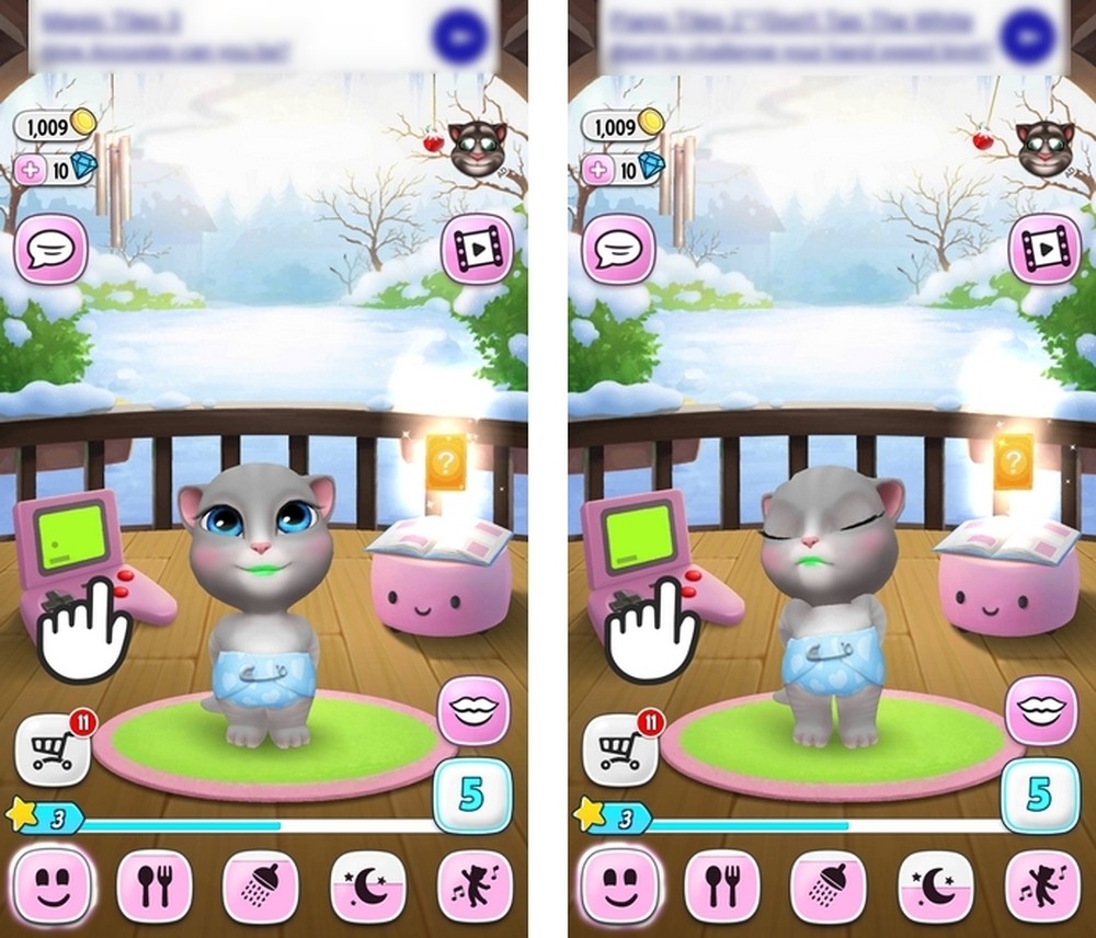 Como usar o Minha Talking Angela, jogo da gatinha falante para celular