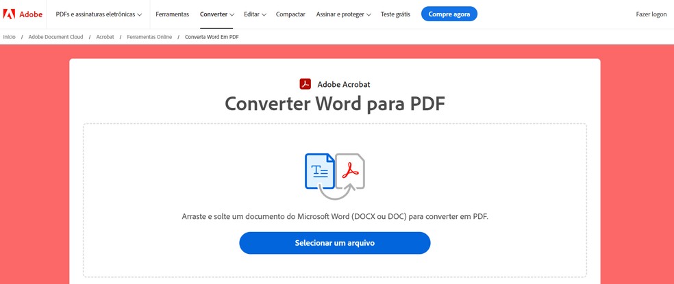 Como transformar um arquivo do Word em PDF no celular e no PC