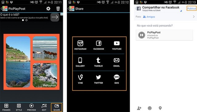 PicPlayPost: app faz montagens criativas com fotos e vídeos; aprenda