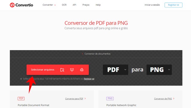 Como converter PDF em PNG