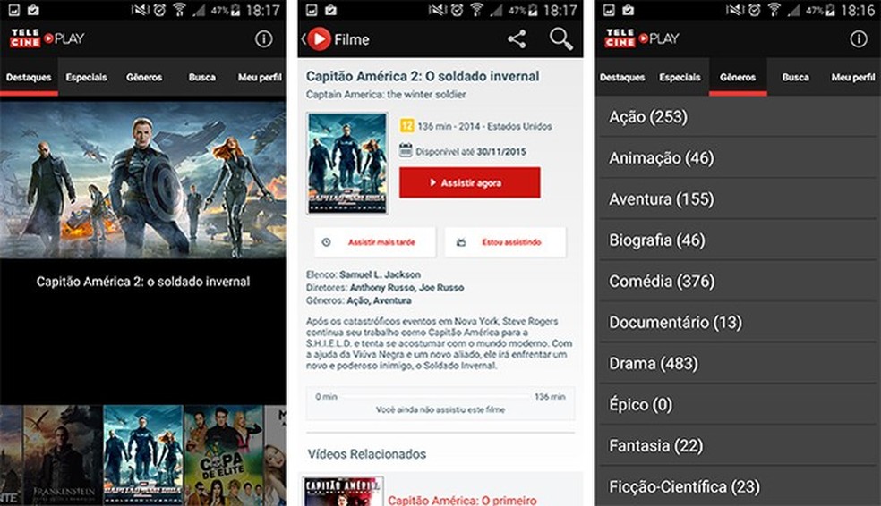 Melhores apps para assistir a filmes e séries pelo celular