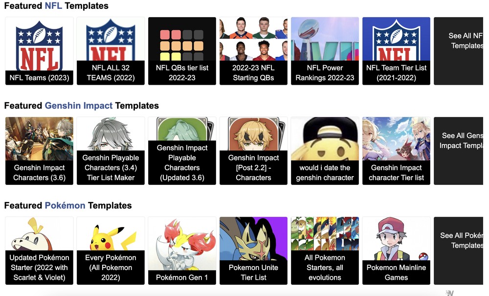 TierMaker: como usar o site para rankear coisas e criar Tierlist online