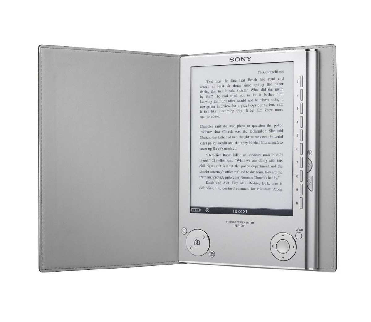 Review Sony e-reader PRS-505