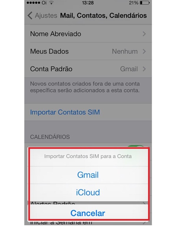 Aprenda a transferir os contatos do chip SIM para o iPhone