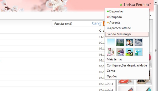 Como entrar no Hotmail sem ficar online no MSN
