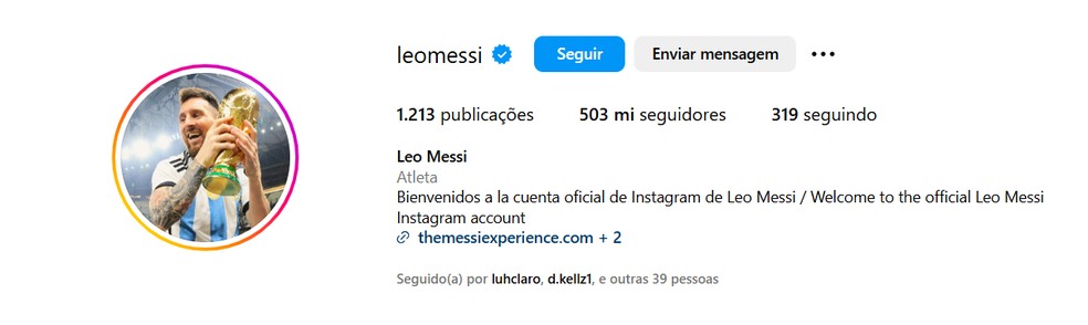 Quem é o homem mais seguido no Instagram? Confira Top 10 de 2024