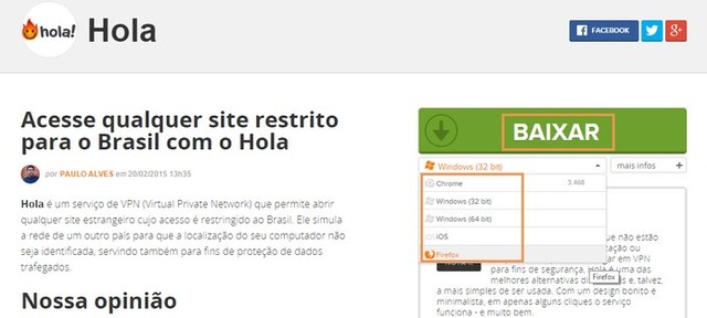 Como usar o Hola VPN para acessar sites de outros países