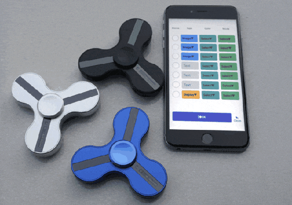 Spinneroo: spinner smart pode ser programado para mostrar desenhos e luzes