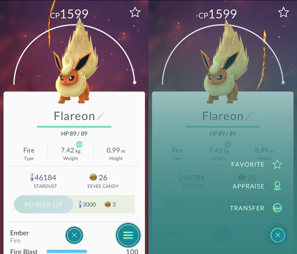 Como funciona a ferramenta Appraise em Pokémon Go