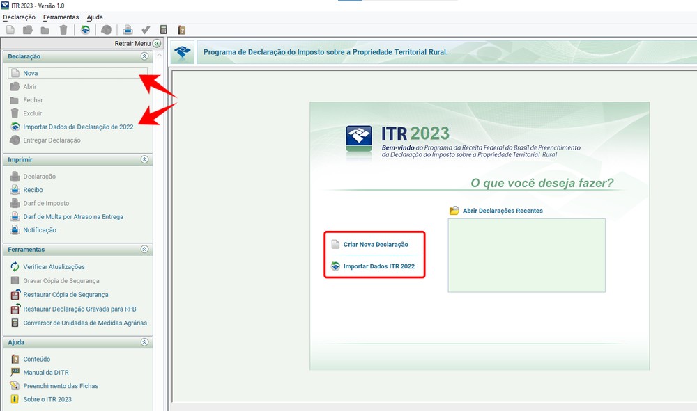 DITR 2023: como baixar o programa para fazer a declaração