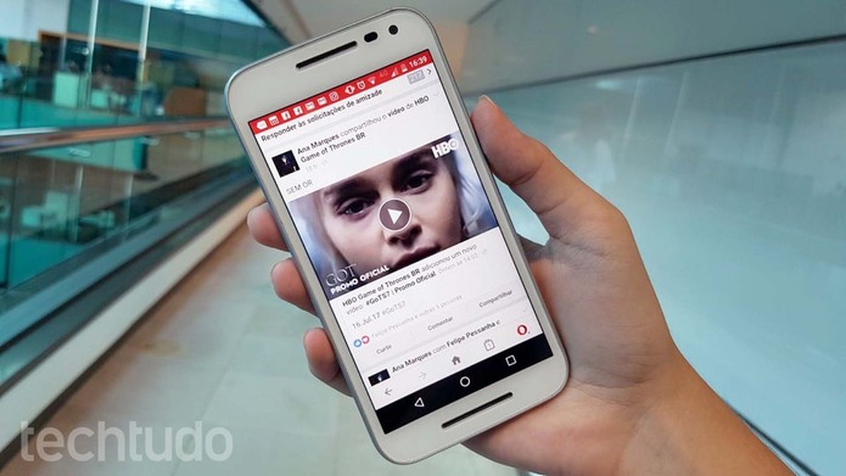 Como baixar vídeos do Facebook no celular usando o Opera Mini