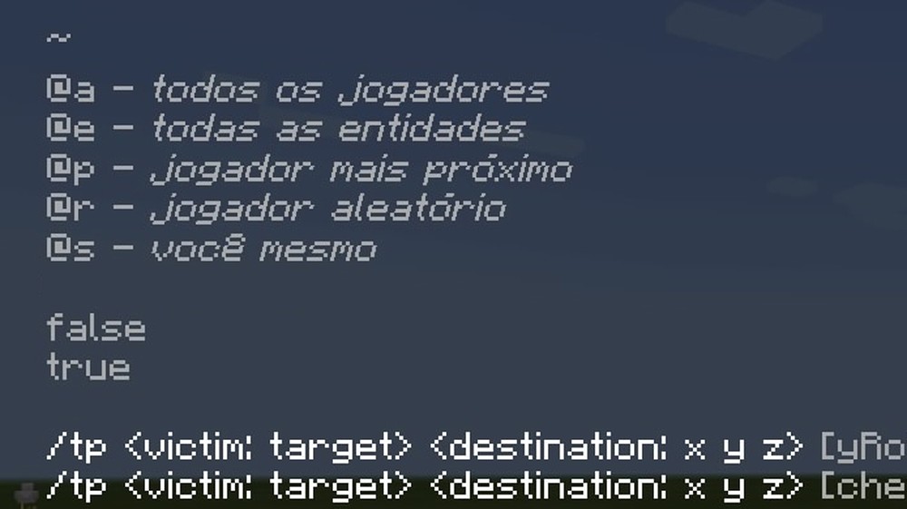 Todos Os Comandos Do Minecraft Para Celular Pc E Consoles Contilnet Notícias