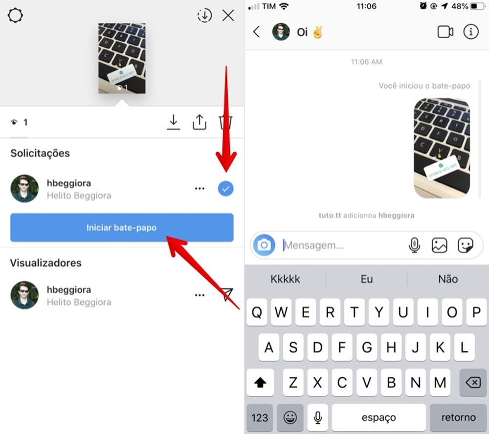 Como usar o sticker de bate-papo do Instagram Stories