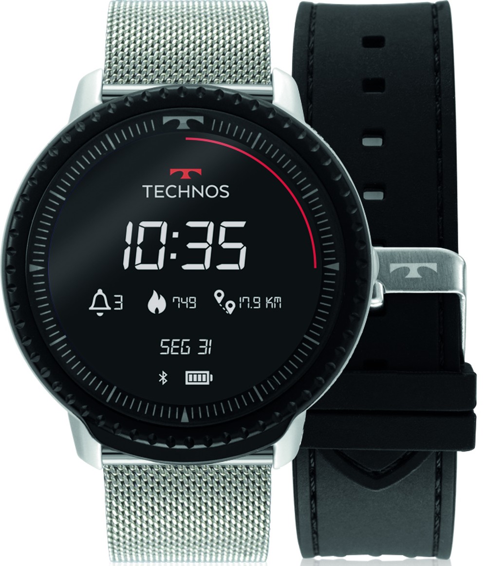 Smartwatch Technos Connect ID: versátil e moderno, sem perder a ...