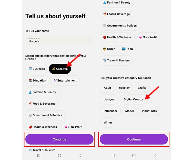 Como usar o Linktree pelo celular