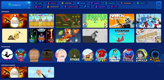 Conheça Gamepix, site que permite jogar online e de graça pelo navegador