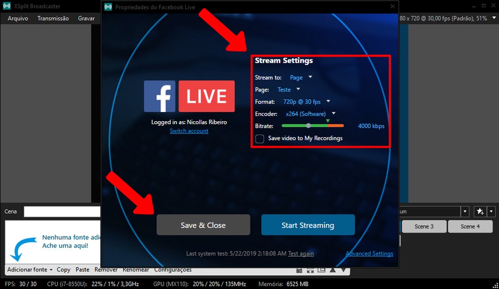 Como fazer stream (live) no Facebook Gaming