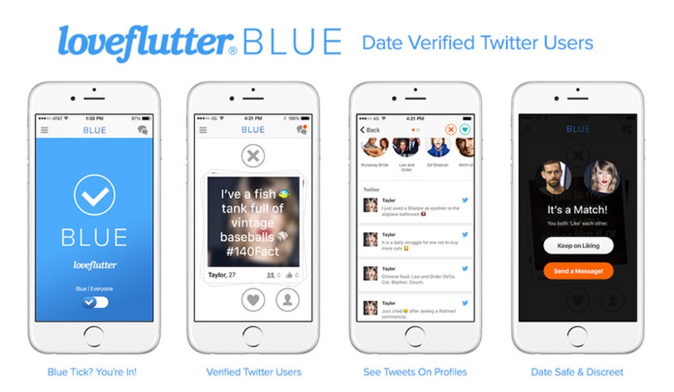 LoveFlutter, Tinder do Twitter, ganha versão só para contas verificadas